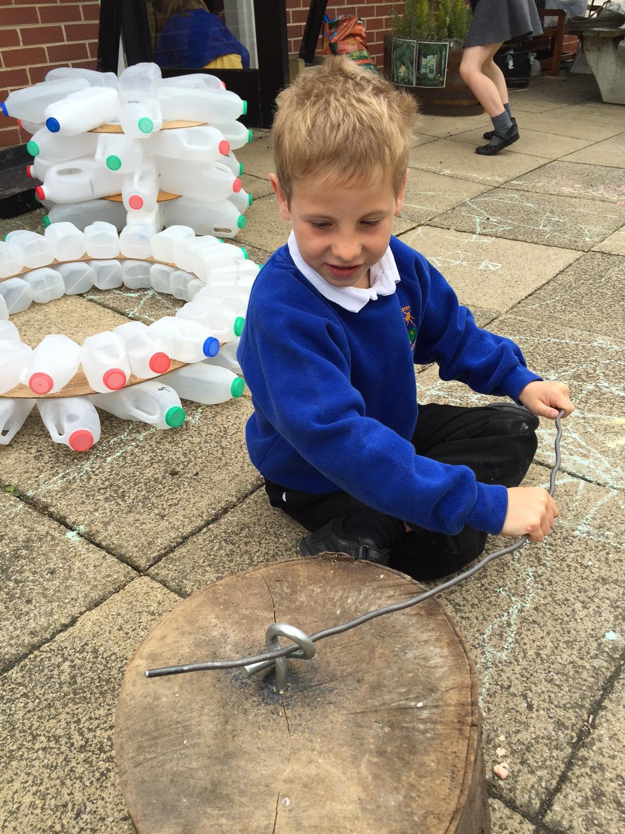 Year 2 and our permanent sculpture | Molescroft Primary School